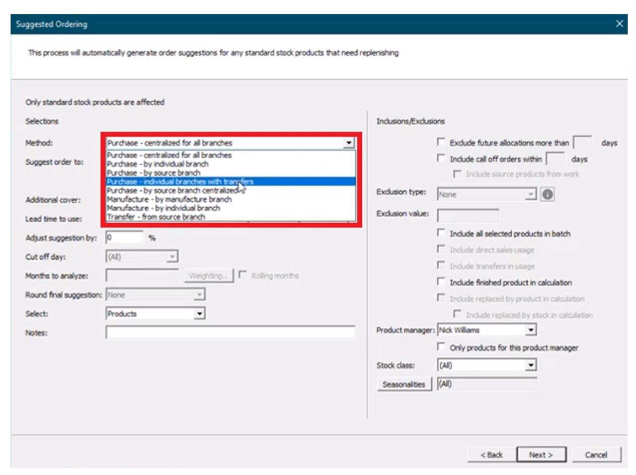 Extend Epicor BisTrack with Smart IP&O’s Dynamic Reorder Point Planning ...